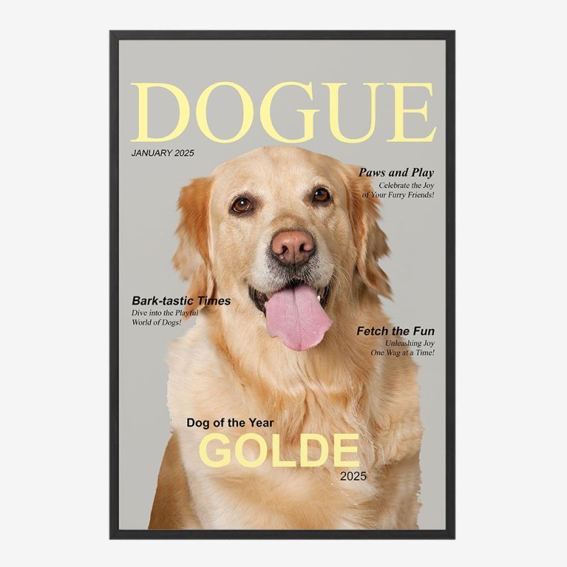 Personalisierte Poster - Hund des Jahres